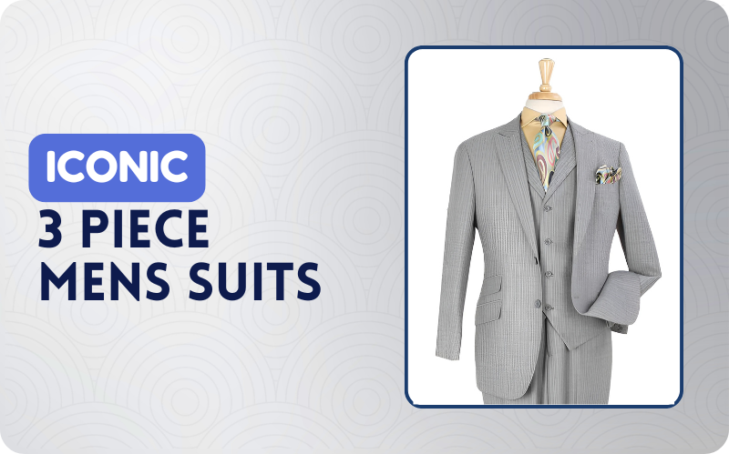 Iconic 3 Piece Mens Suits – Mens Suit World