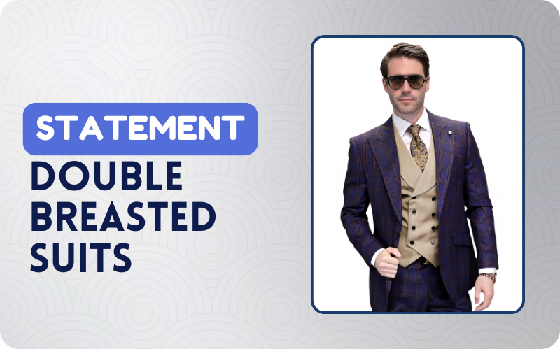 Statement Double Breasted Suits – Mens Suit World