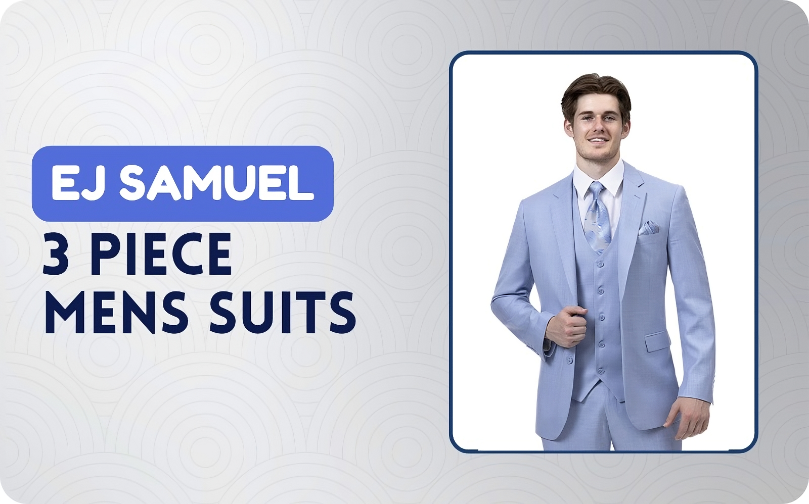 Ej Samuel 3 Piece Mens Suits – Mens Suit World